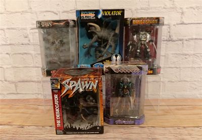 Lot 483 - Lot of 5 McFarlane Spawn Action Figures - Bodnar's Auction | bodnarsauction.com
