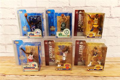 Lot 511 - Lot of 6 McFarlane NBA Legends Sports Figures - Series 1 & 2 ...