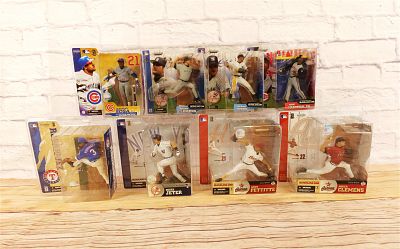 Lot 544 - Lot of 8 McFarlane MLB Sports Figures - Mixed Series - Bodnar ...