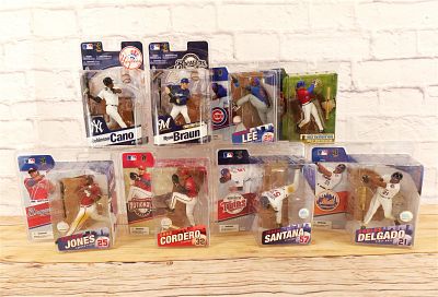 Lot 548 - Lot of 8 McFarlane MLB Sports Figures - Mixed Series - Bodnar ...
