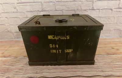 Lot 96 - Cast Iron US Military Grenade case - Bodnar's Auction ...