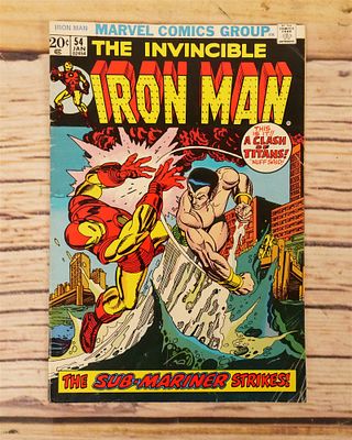 Lot 48 - The Invincible Iron Man #54 - Bodnar's Auction ...