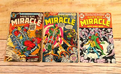 Lot 157 - Lot of 3 Mr. Miracle Comic Books - Bodnar's Auction ...