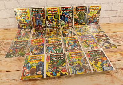 Lot 229 - Run of Captain America Bronze Age Comics - Issues #121-142 ...