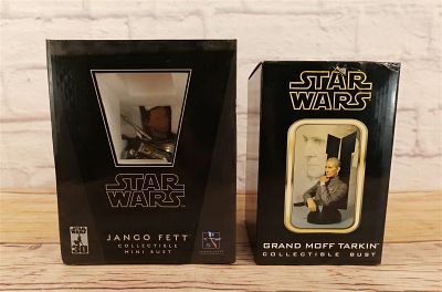 Lot 220 - Lot of 2 Gentle Giant Star Wars Collectible Busts - Bodnar's ...