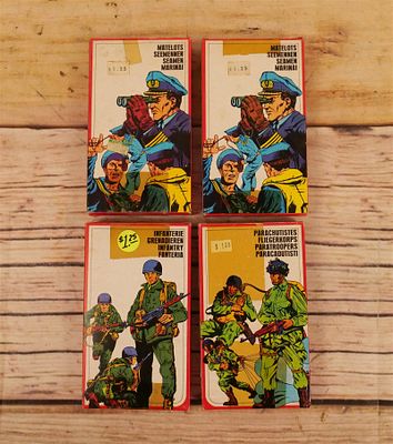 Lot 90 - Lot of 4 Atlantic HO Scale Military Figures - Bodnar's Auction ...