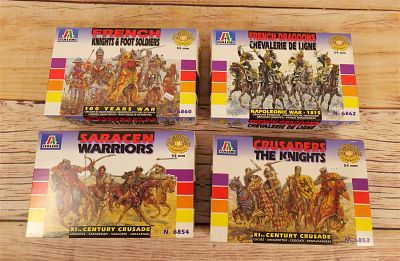 Lot 101 - Lot of 4 Italeri Plastic 1:32 Scale Military Figures - Bodnar ...