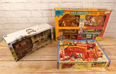 Lot 149 - Lot of 3 Western Themed Playsets - Bodnar's Auction ...