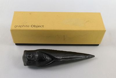 Lot 149 - Graphite Object Owl Sculpture by Agelio Batle - Bodnar's ...