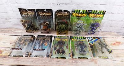 Lot 25 - Lot of 10 McFarlane Spawn Action Figures - Series 8-11 ...