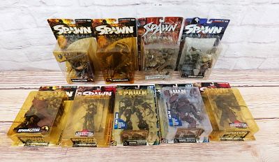 Lot 61 - Lot of 9 McFarlane Spawn Action Figures - Series 13 - 19 - Bodnar's Auction ...