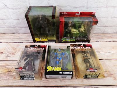 Lot 68 - Lot of 5 McFarlane Spawn Action Figures - Series 19 - 22 - Bodnar's Auction ...