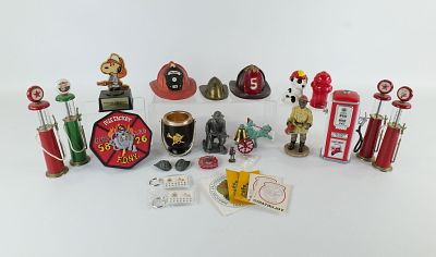 Lot 51 - Lot of Firefighter Related Collectibles - Bodnar's Auction ...