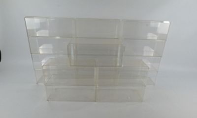 Lot 107 - Lot of 17 Clear Plastic Diecast Showcases - Bodnar's Auction ...
