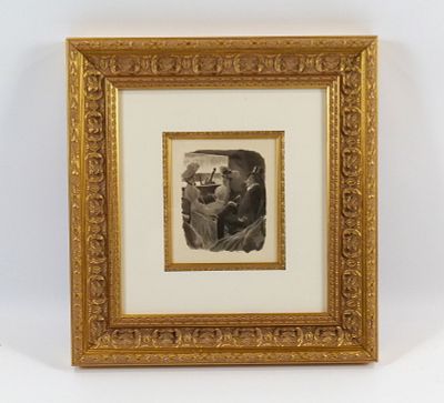 Lot 142 - Etching by Pierre Vidal - "Au Theatre" - Bodnar's Auction ...
