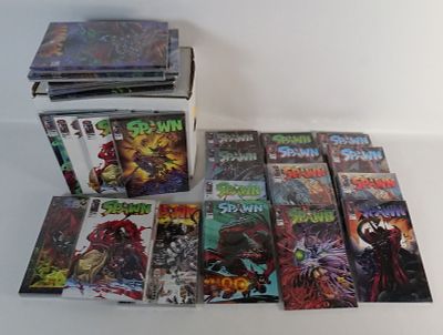 Lot 167 - Short Box of Spawn Comics - Bodnar's Auction | bodnarsauction.com