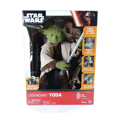 Lot 145 - Disney Star Wars Legendary Yoda Figure - Bodnar's Auction ...