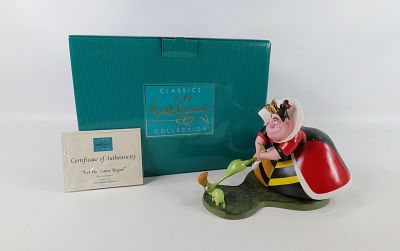 Lot 11 - WDCC "Let the Game Begin" Alice in Wonderland Figurine ...