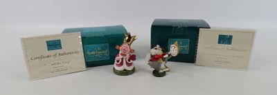 Lot 14 - Lot of 2 WDCC Alice in Wonderland Figurines/Ornaments - Bodnar ...
