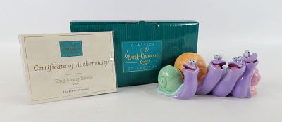 Lot 23 - WDCC "Sing Along Snails" The Little Mermaid Figurine - Bodnar ...