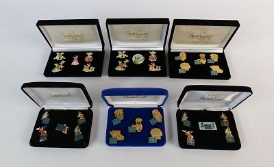 Lot 108 - Lot of 6 Commemorative WDCC Pin Sets - Bodnar's Auction ...