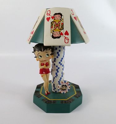 Lot 156 - Betty Boop Light Up Texas Hold'Em Table Lamp - Bodnar's ...