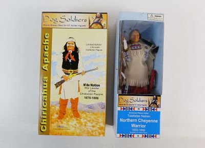 Lot 195 - Lot of 2 Dog Warriors Native American Action Figures - Bodnar ...