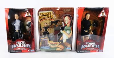 Lot 205 - Lot of 3 Playmates Lara Croft Tomb Raider Figures - Bodnar's ...