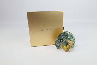 Lot 229 - Estee Lauder Glorious Peacock Perfume Compact - Bodnar's ...