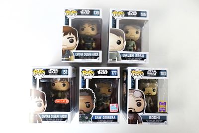 Lot 102 - Lot of 5 Funko Star Wars Rogue One Pops - Bodnar's Auction ...