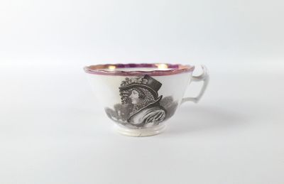 Lot 56 - Death of Queen Caroline Tea Cup - Bodnar's Auction ...