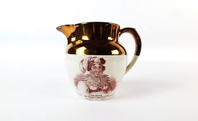 Lot 86 - God Save Queen Caroline Pearlware Jug - Bodnar's Auction ...