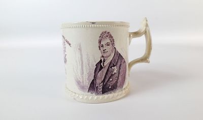 Lot 91 - King William Queen Adelaide Pearlware Mug - Bodnar's Auction ...