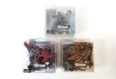 Lot 114 - Lot of 3 McFarlane Spawn Series 24 Action Figures - Bodnar's Auction | bodnarsauction.com