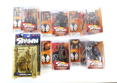 Lot 148 - Lot of 6 McFarlane Spawn Action Figures - Bodnar's Auction | bodnarsauction.com