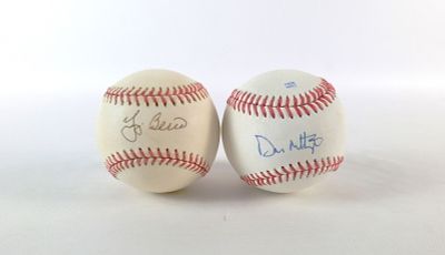 Lot 196 - Don Mattingly Autographed Baseball - Bodnar's Auction ...