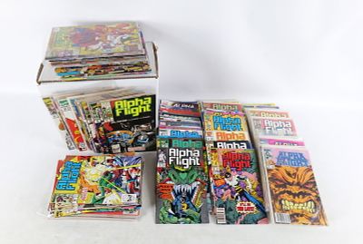 Lot 114 - Lot of Alpha Flight Comics - Bodnar's Auction ...