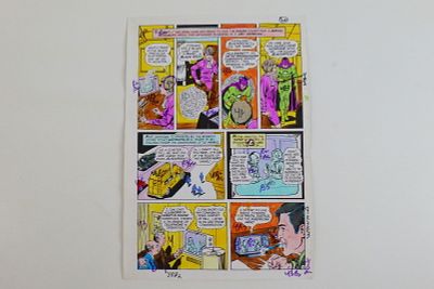 Lot 266 - Metropolitan Superman #458 Original Comic Art - Bodnar's ...