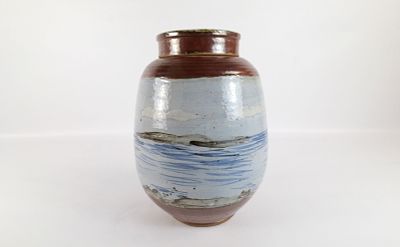 Lot 236 - NJ Pottery DW Jones Studio Art Pottery Covered Urn - Bodnar's ...