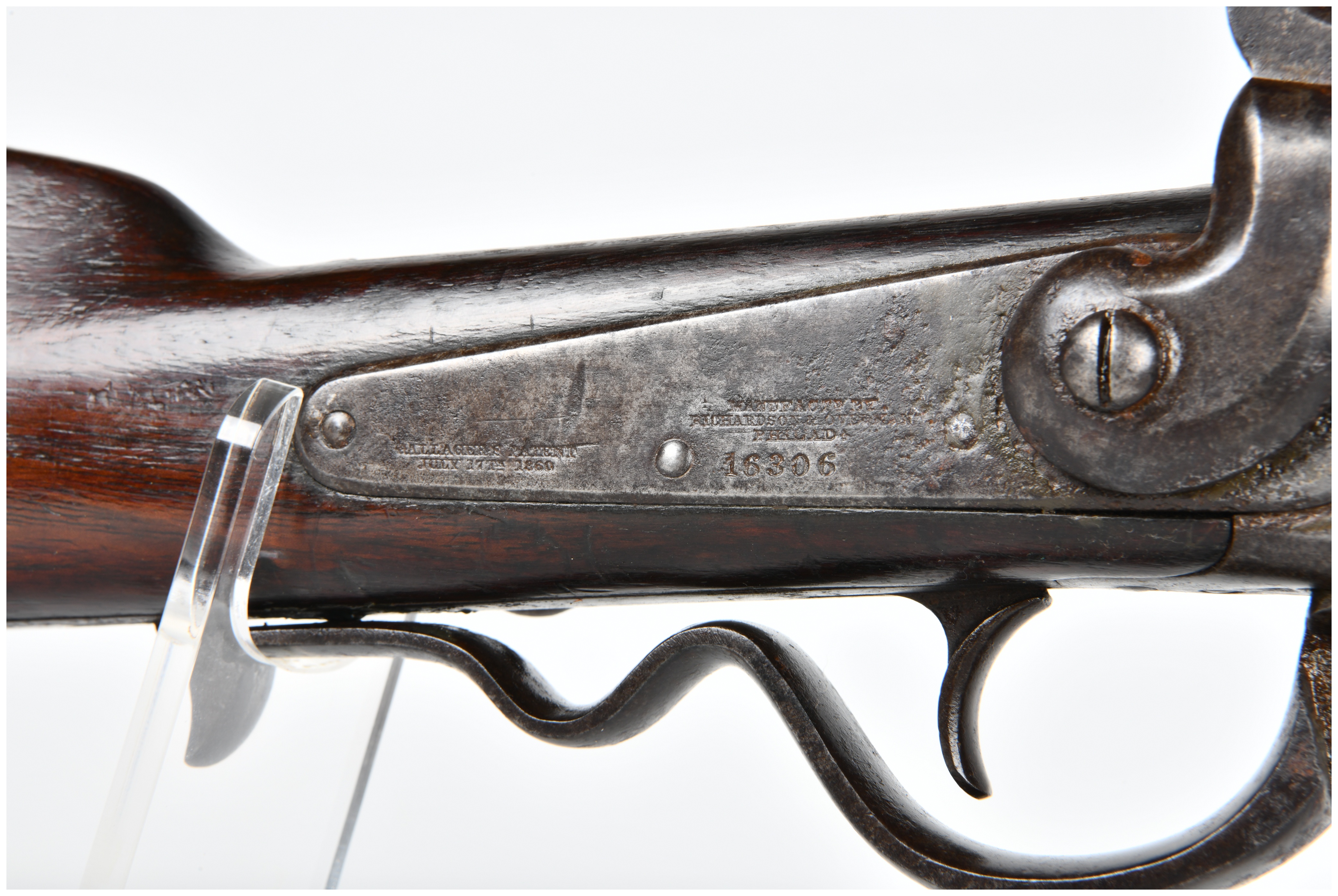 Lot 480 – A Civil War Era Richardson & Overman-Gallager Carbine, Serial ...
