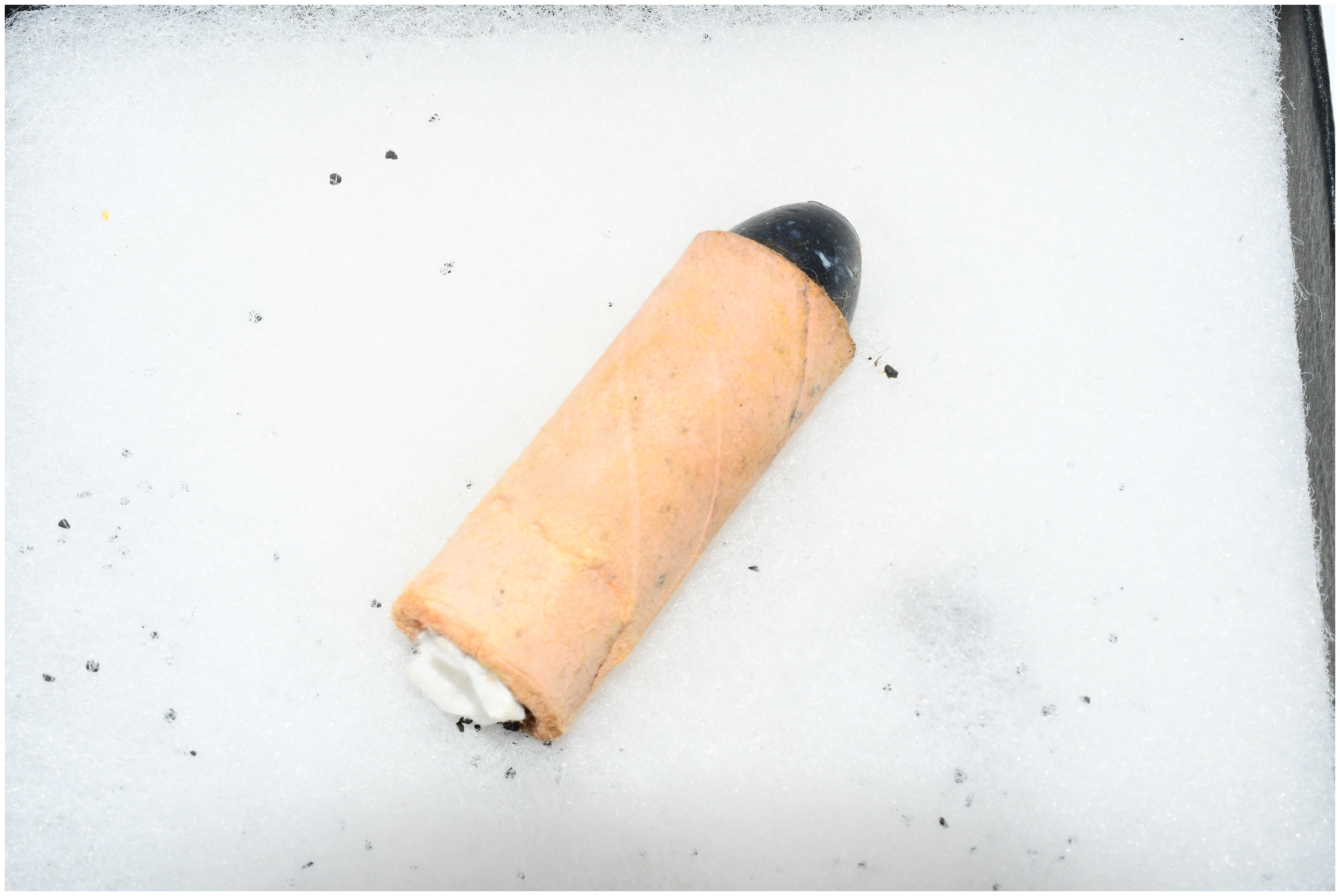 Lot 1415 – A Civil War Era Paper Revolver Cartridge – Brand Used Works