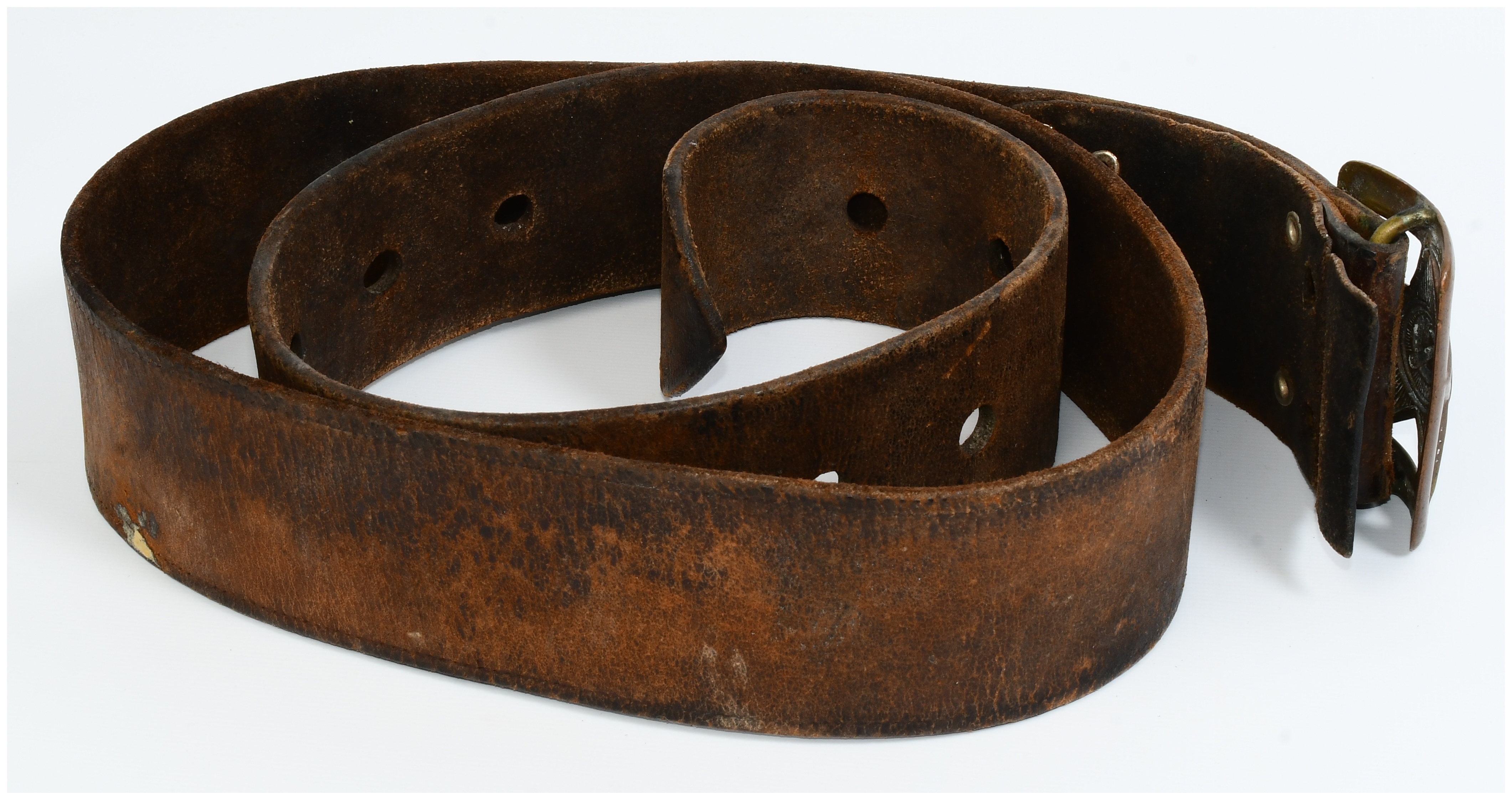Lot 1508 – WW2 Red Army (RKKA) M35 Type 1935 Soviet USSR Leather Belt ...