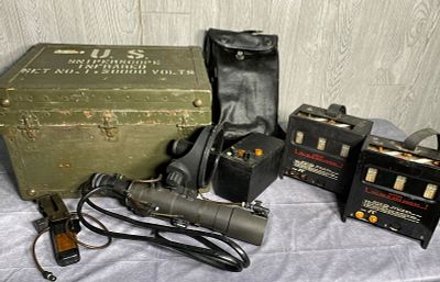 Lot 10P - M3 Infrared Sniper Scope with Case and Battery Packs | Burns ...