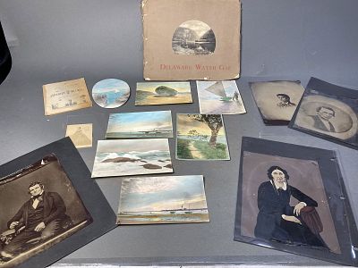 Lot 1043 - Large tintypes inc. painted plus other photos | Burns ...