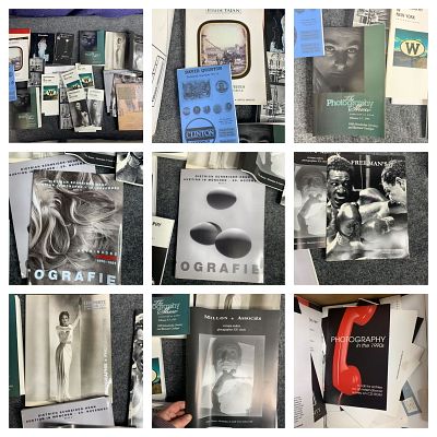 Lot 1123 - Photography catalogs, booklets, paper and more | Burns ...