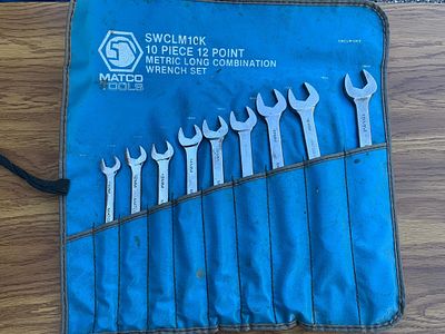 Lot 609 - MATCO Tools 10 Piece Metric Combination Wrench Set | Burns ...