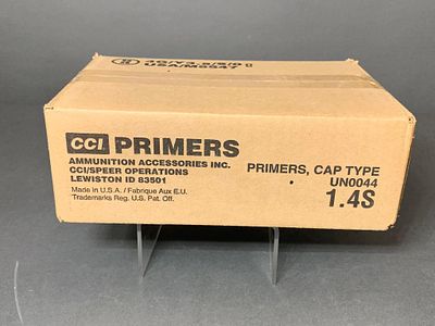 Lot 2428 - Sealed Box 5000 CCI Primers UN0044 1.4S | Burns Auction ...