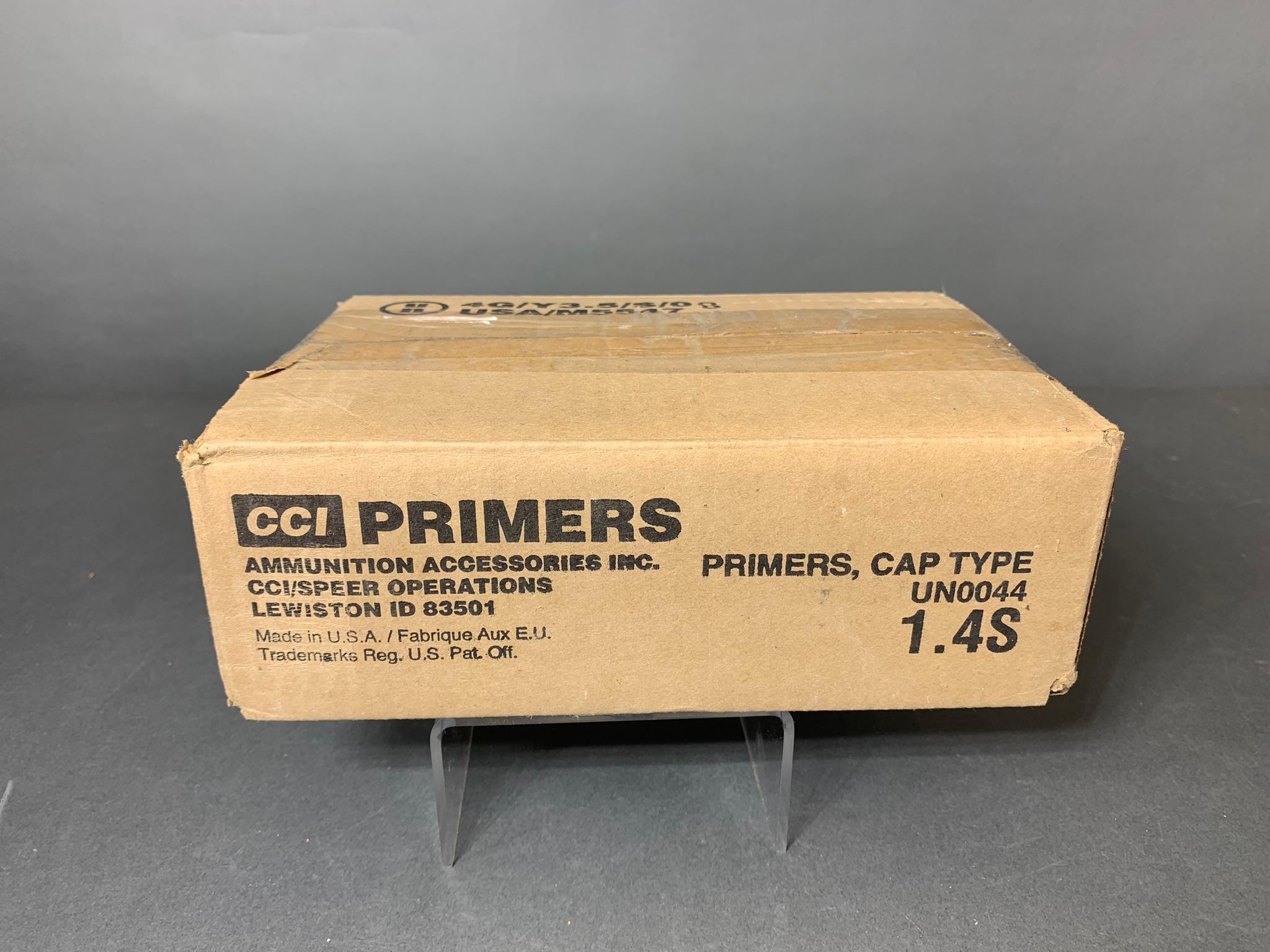 Lot 2430 - Sealed Box 5000 CCI Primers UN0044 1.4S | Burns Auction ...