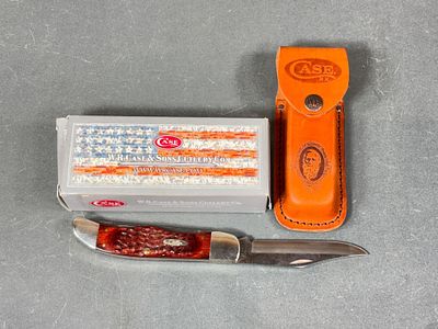 Lot 2526 - Case Pocket Knife in Original Box with Sheath No. 00189 ...