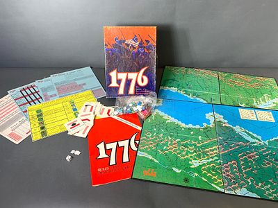 Lot 8154 - Vintage Strategy Board Game, 1776, the Game of the American ...